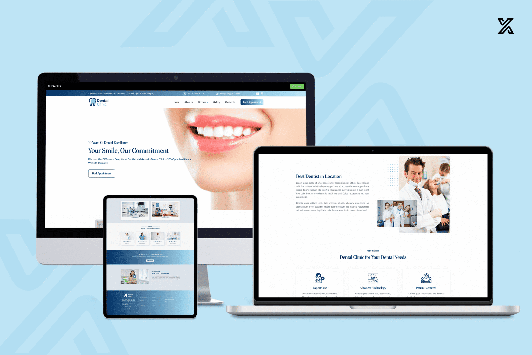DentalClinic – React/Next.js Template for Dentists | Themixly
