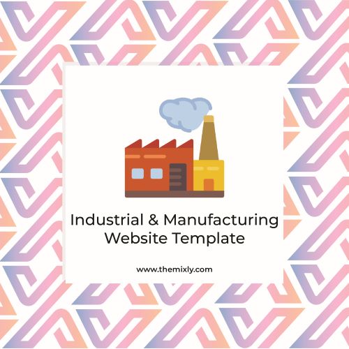 Industrial & Manufacturing Website Template | Themixly