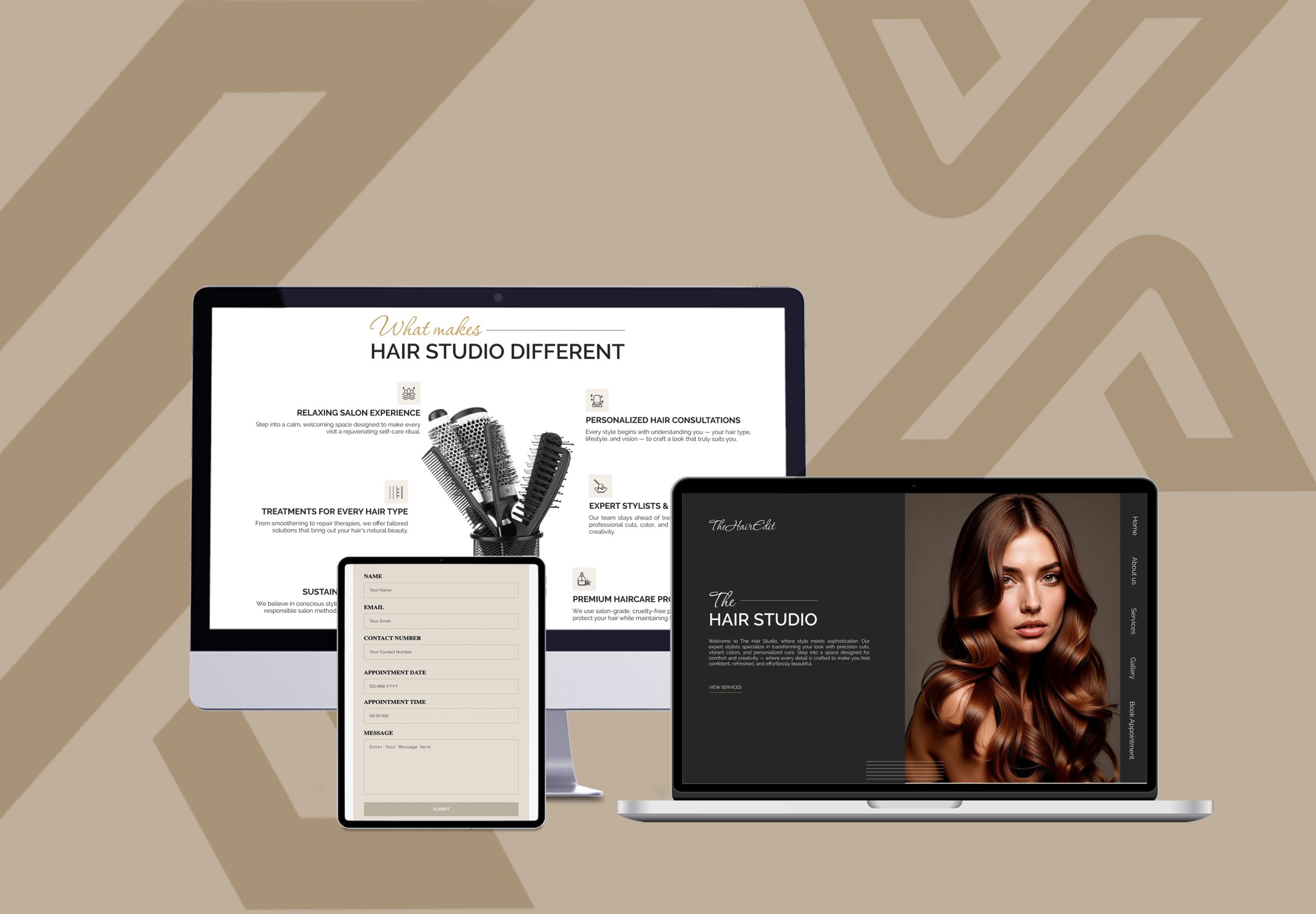TheHairEdit – React Hair Salon Website Template | Themixly